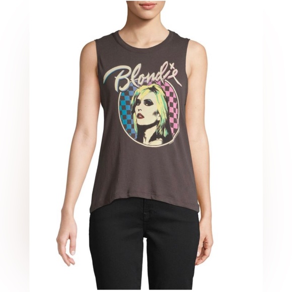 Chaser | Tops | Blondie Chaser Graphic Muscle Tank Rare Nwt | Poshmark
